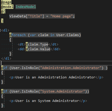 Role claims returned by UserInfo endpoint are not in User.Claims ...