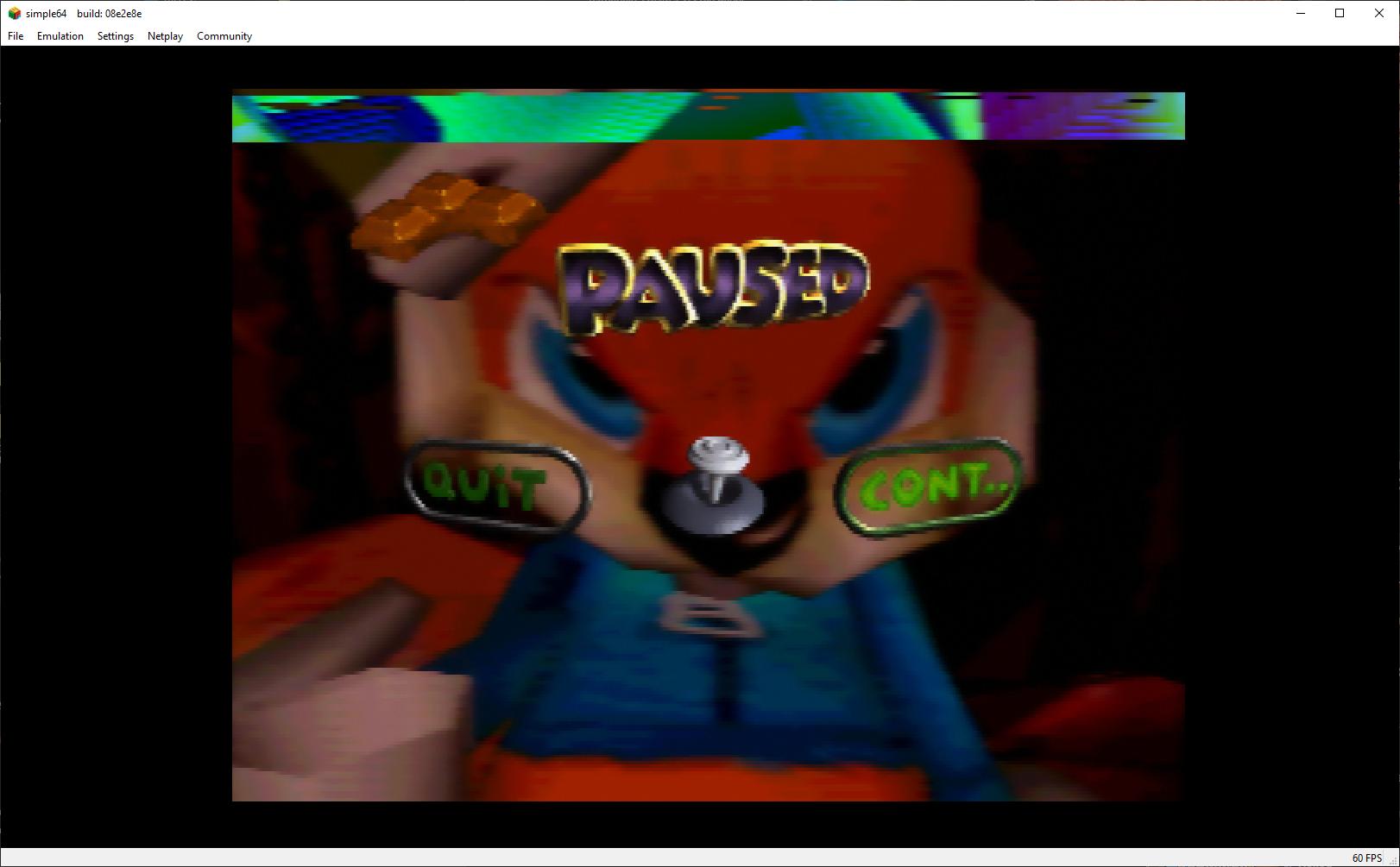Conker's Bad Fur Day - Corrupted Graphics · Issue #351 · simple64/simple64 · GitHub