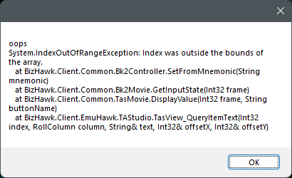 Unable to convert .gmv to .bk2 - Null Core · Issue #3797 · TASEmulators/BizHawk · GitHub