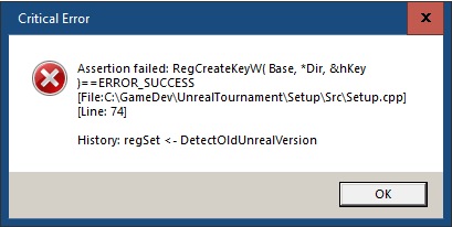 [469c-RC4] Critical Error when running installer as unprivileged user · Issue #1034 · OldUnreal ...