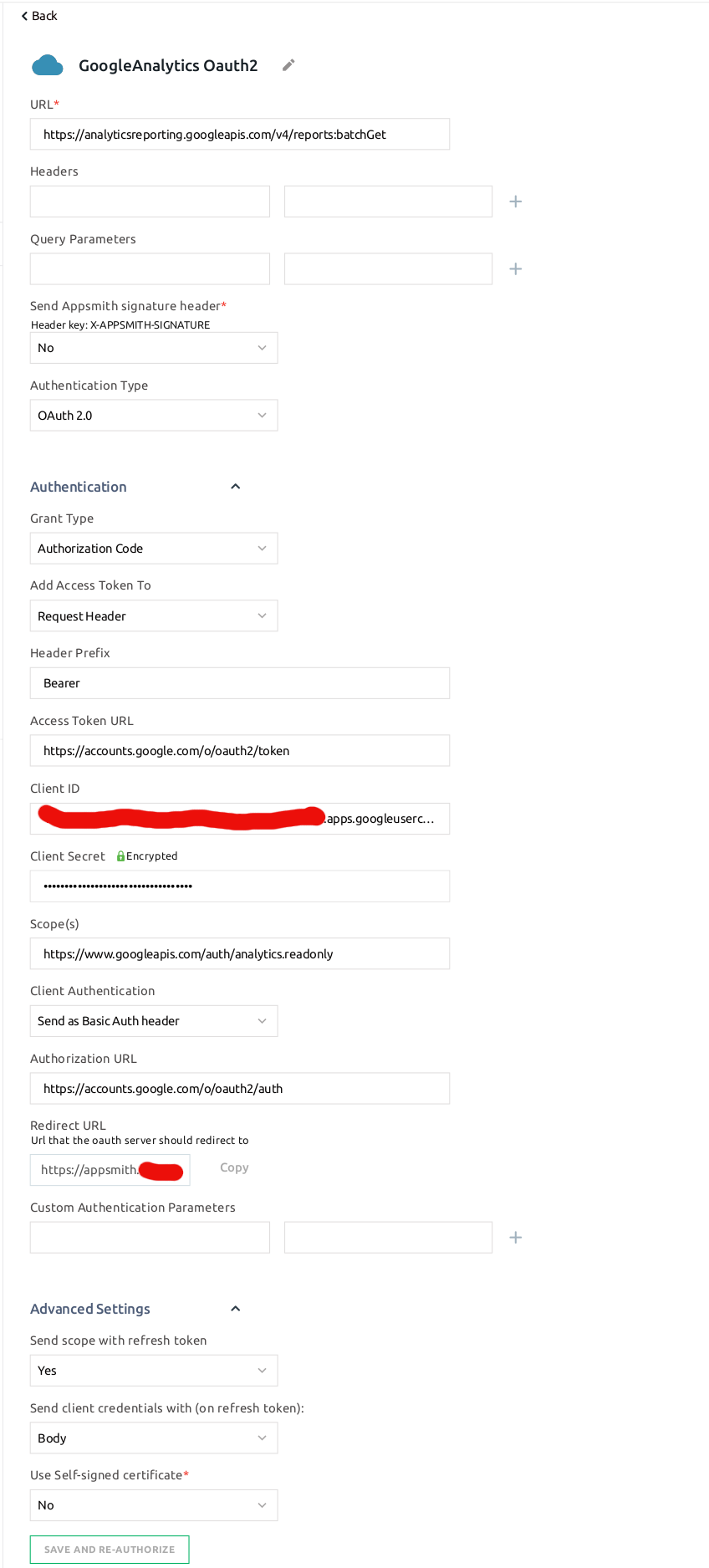 [Bug]: Re-authorization issue in datasource · Issue #15362 · appsmithorg/appsmith · GitHub