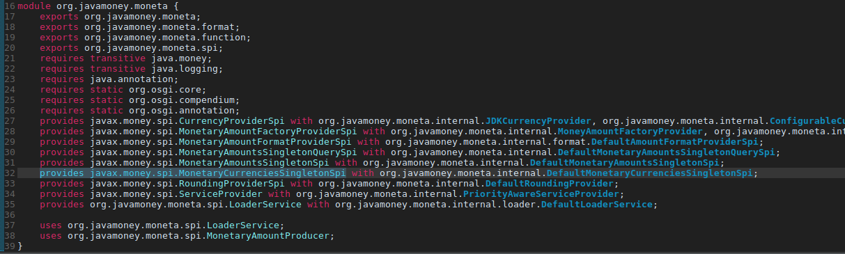 [PROBLEM] javax.money.spi.MonetaryCurrenciesSingletonSpi: module org ...