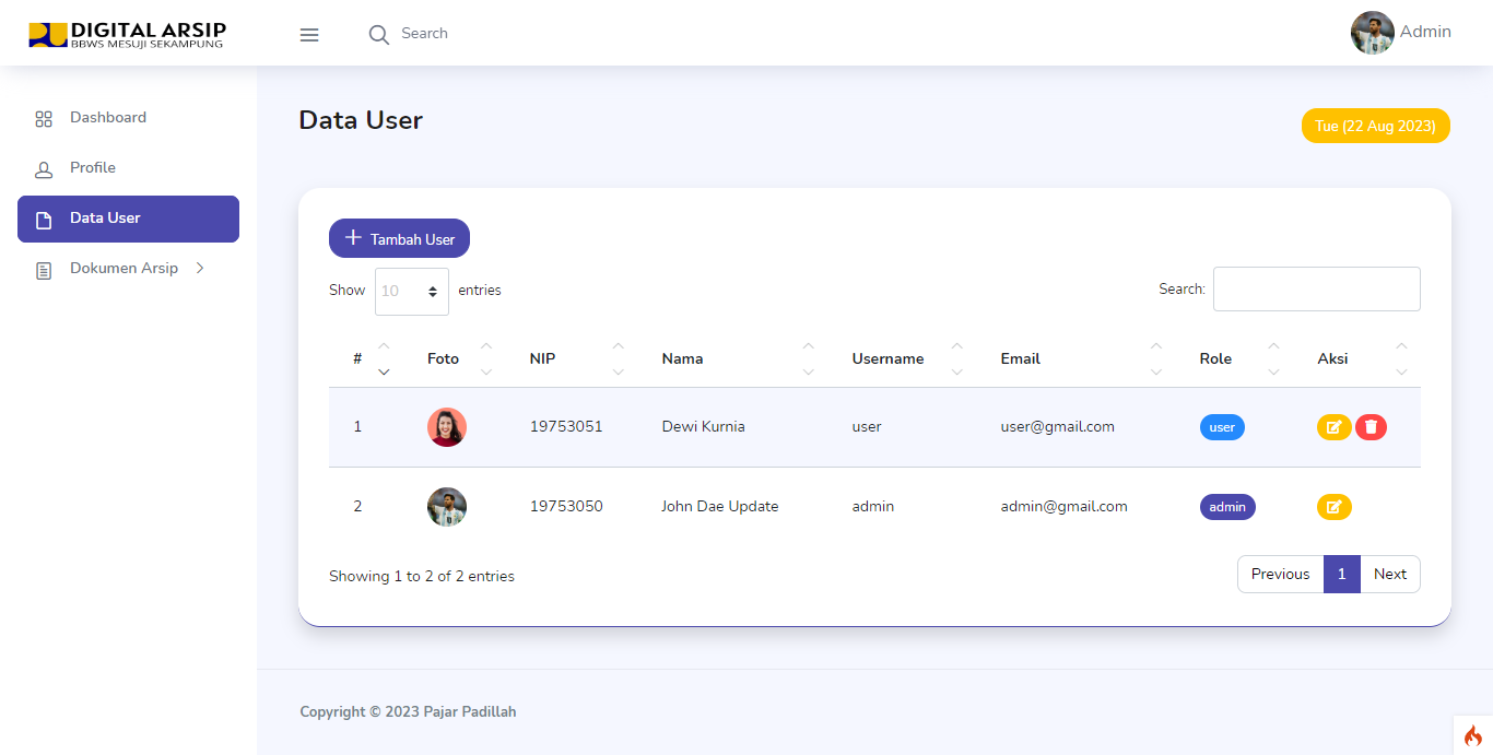 GitHub - Pajar-Padillah/document-archive: Sistem Arsip Dokumen berbasis ...
