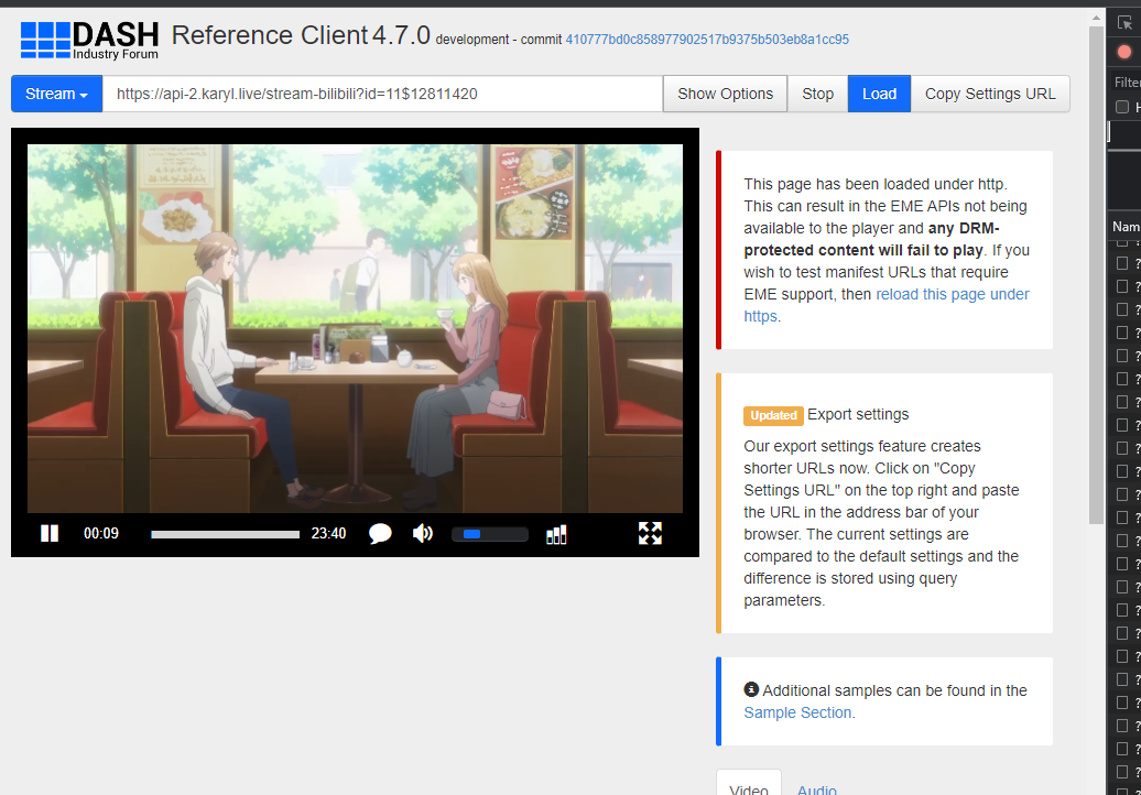 Can't play mainfest dash file · Issue #520 · zhw2590582/ArtPlayer · GitHub