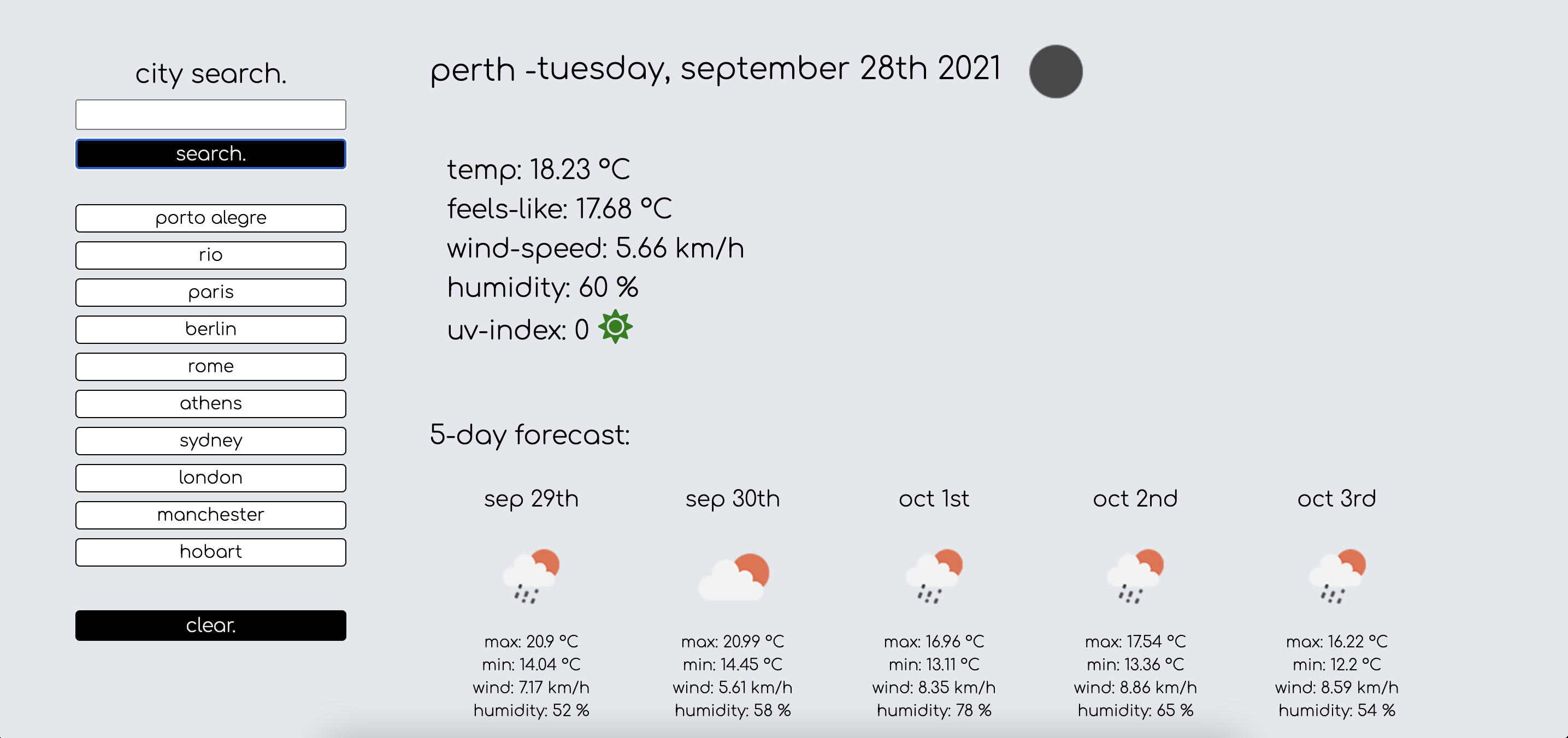 GitHub - patricktheodore/weather-dash: an intuitive weather forecast ...