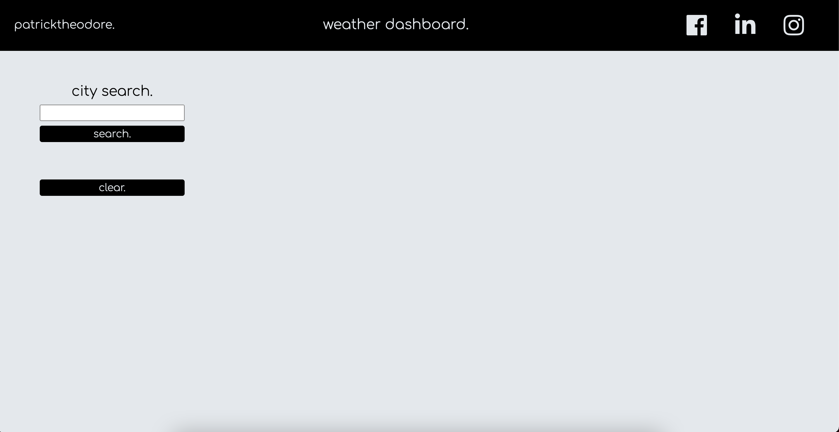 GitHub - patricktheodore/weather-dash: an intuitive weather forecast ...