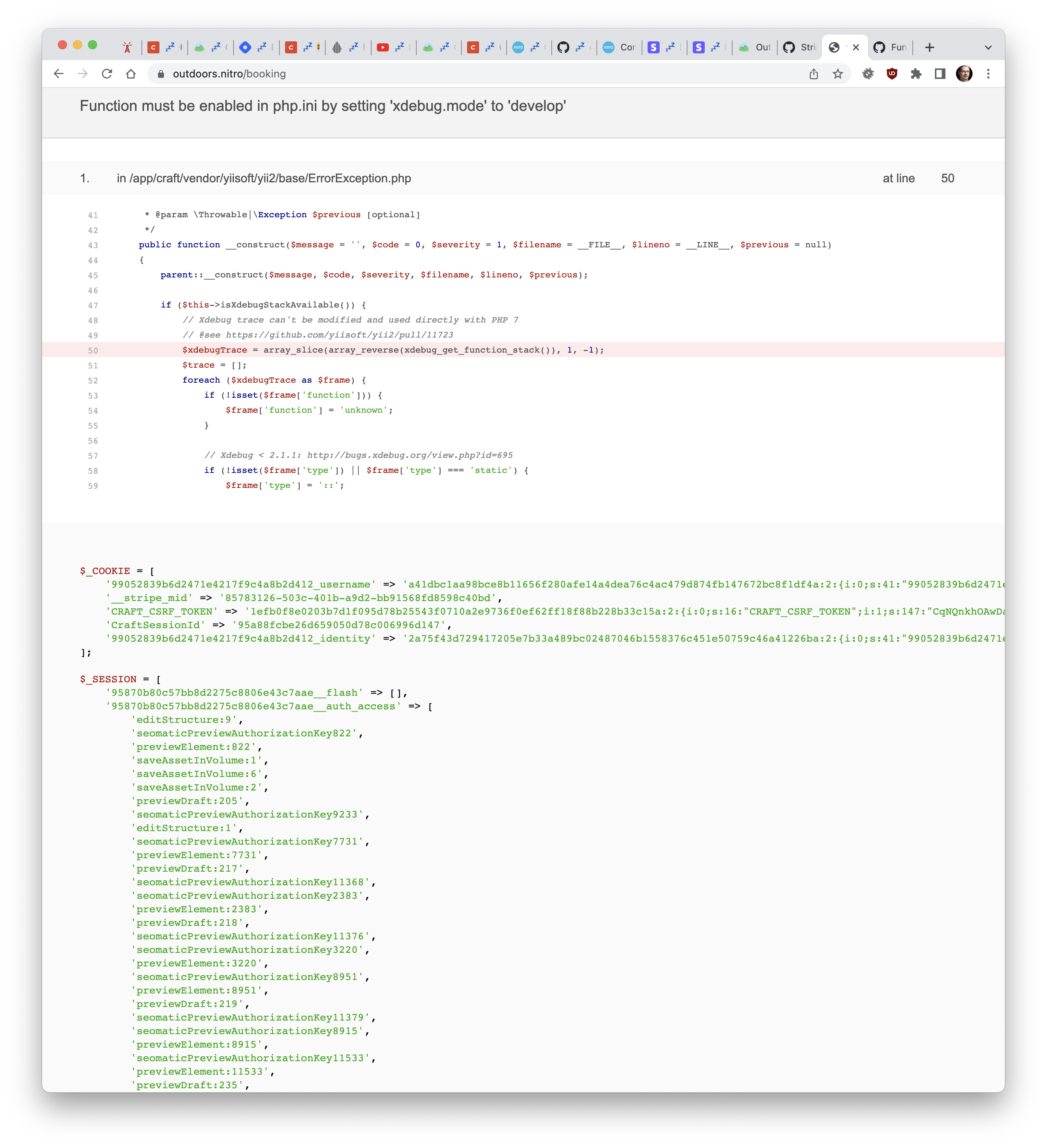 Function Must Be Enabled In I By Setting Xdebugmode To Develop · Issue 266