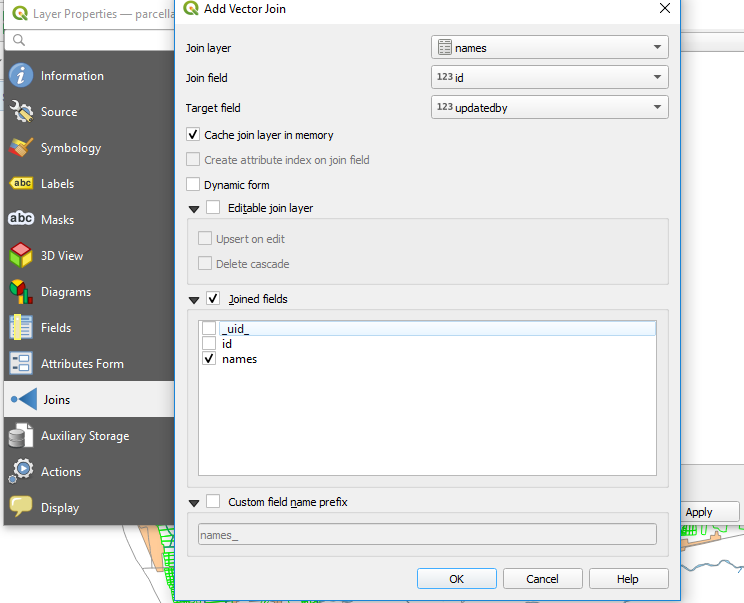 Qgis 322 Unable To Add Feature When Joining Attributes From Sql Result 9876