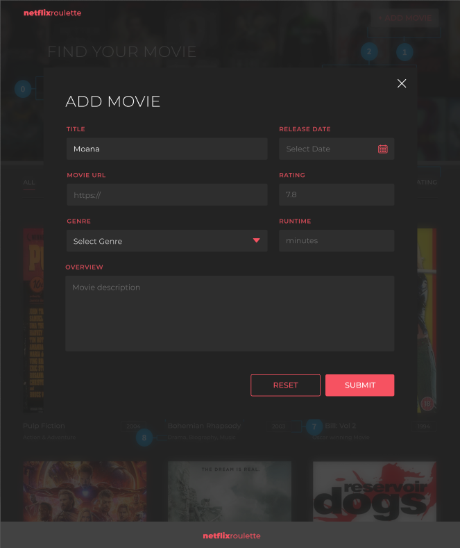 GitHub - Hakimbek/netflixroulette