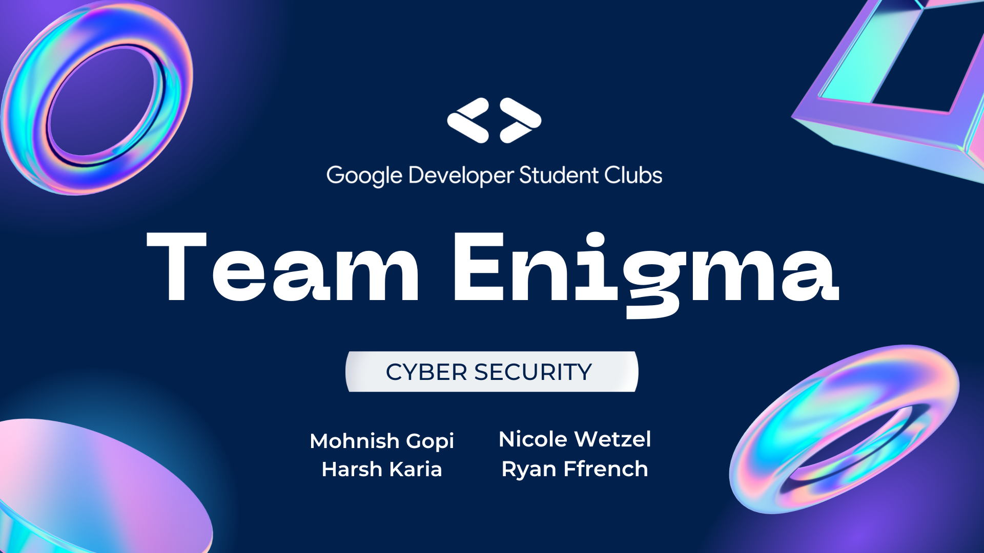 GitHub - Mohnish2004/EnigmaVault: GDSC PROJECT