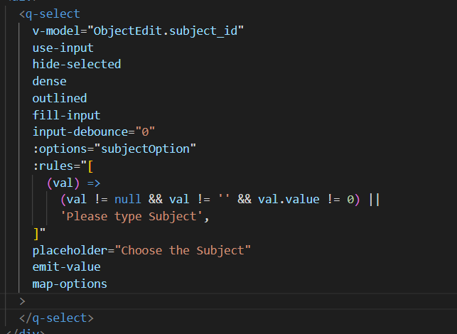I have a problem with q-selector. · quasarframework quasar · Discussion #13637 · GitHub
