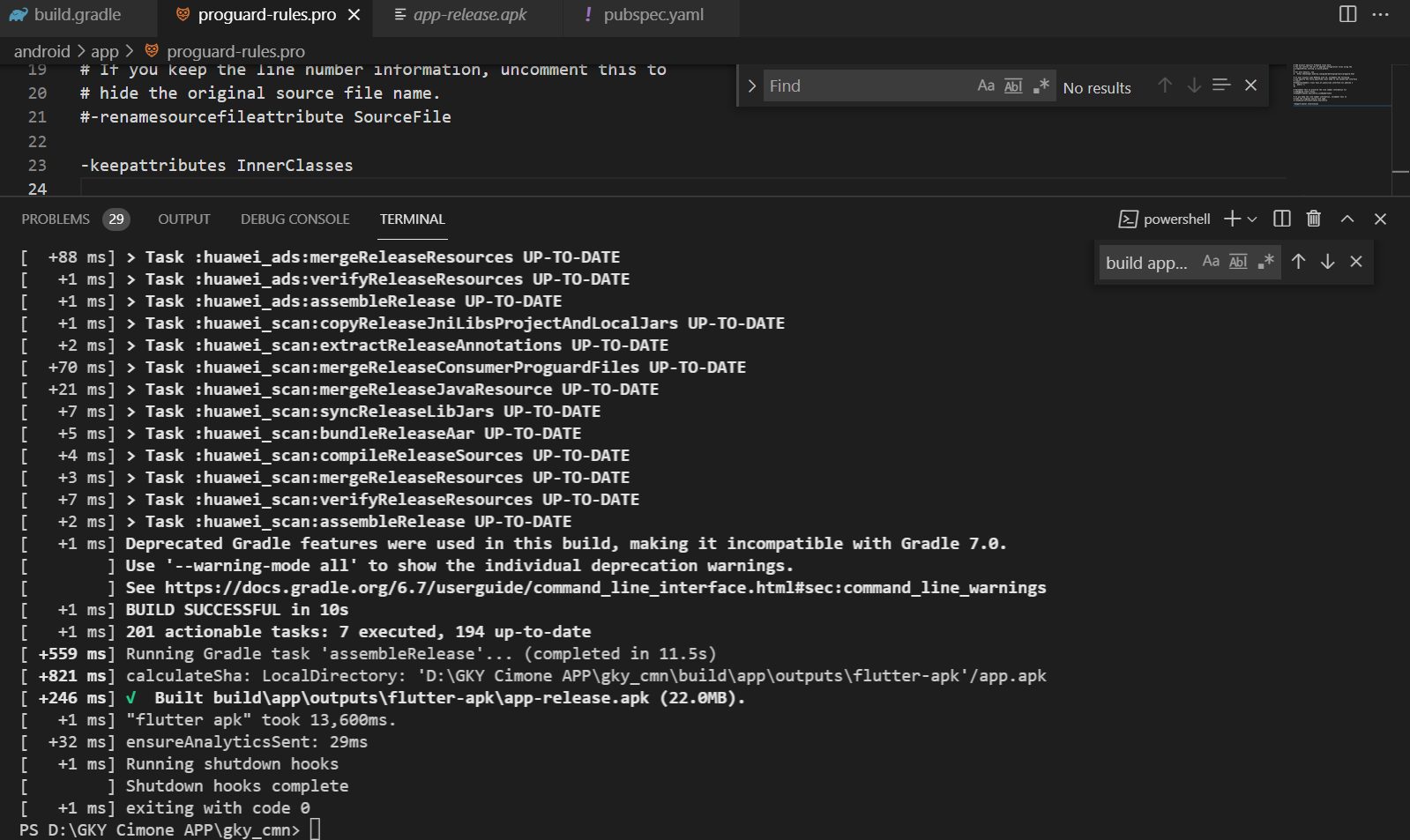 Cannot Build App When implement Huawei Account kit · Issue #95 · HMS-Core/hms-flutter-plugin ...