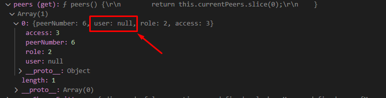 User info (username, email. id) of peer in vs code extension is null ...