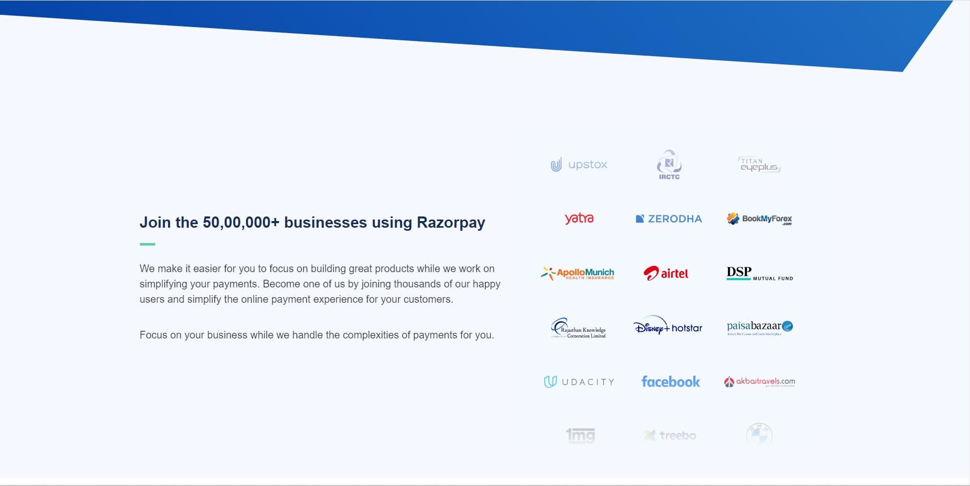 GitHub - Mohammedaslaan/Razorpay-Clone-Website