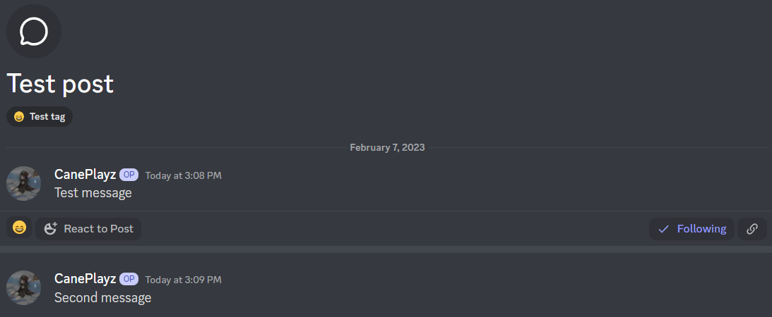 Status Quo of Threads and Forum Channels/Posts · Tyrrrz ...