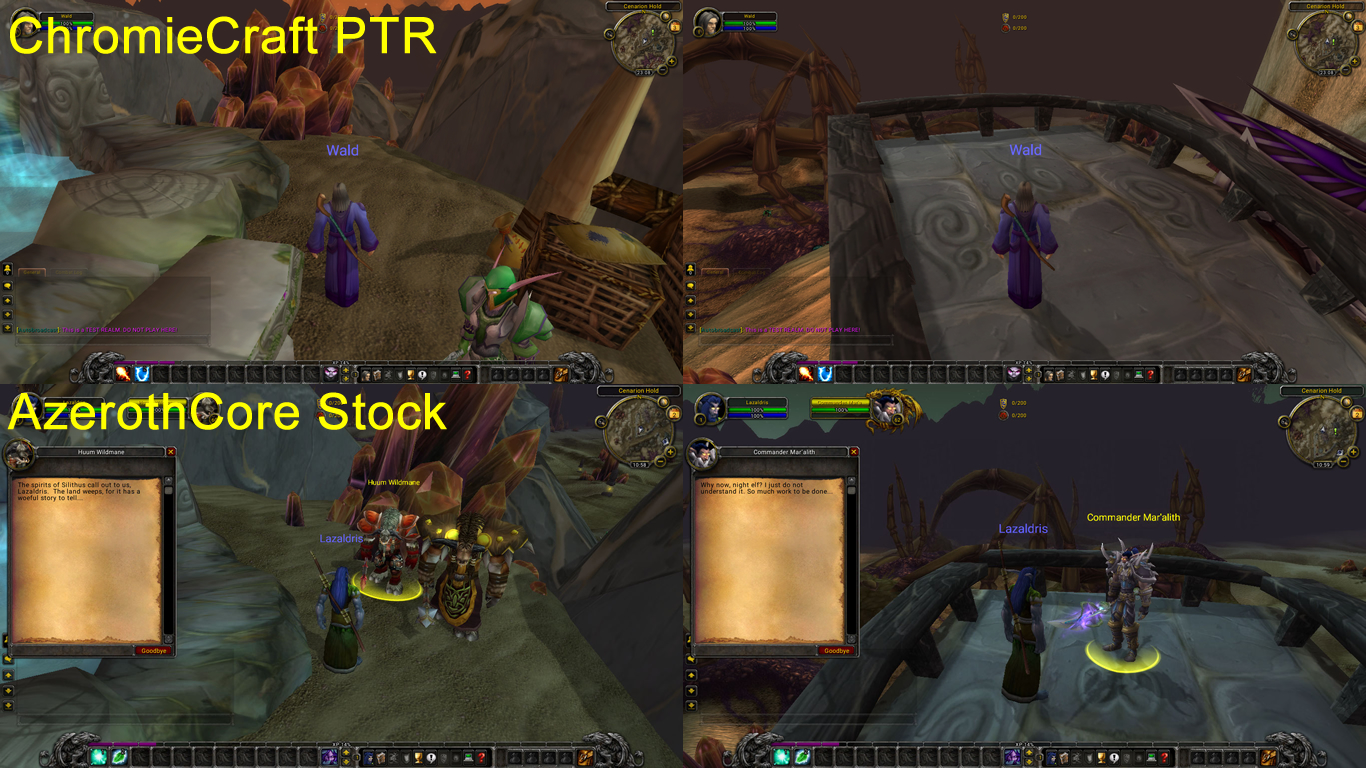 NPC's missing in Cenarion hold · Issue #3867 · chromiecraft ...