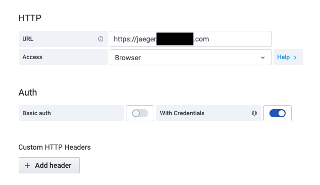 Jaeger datasource always proxies, event when Access: Browser is selected · Issue #25699 ...