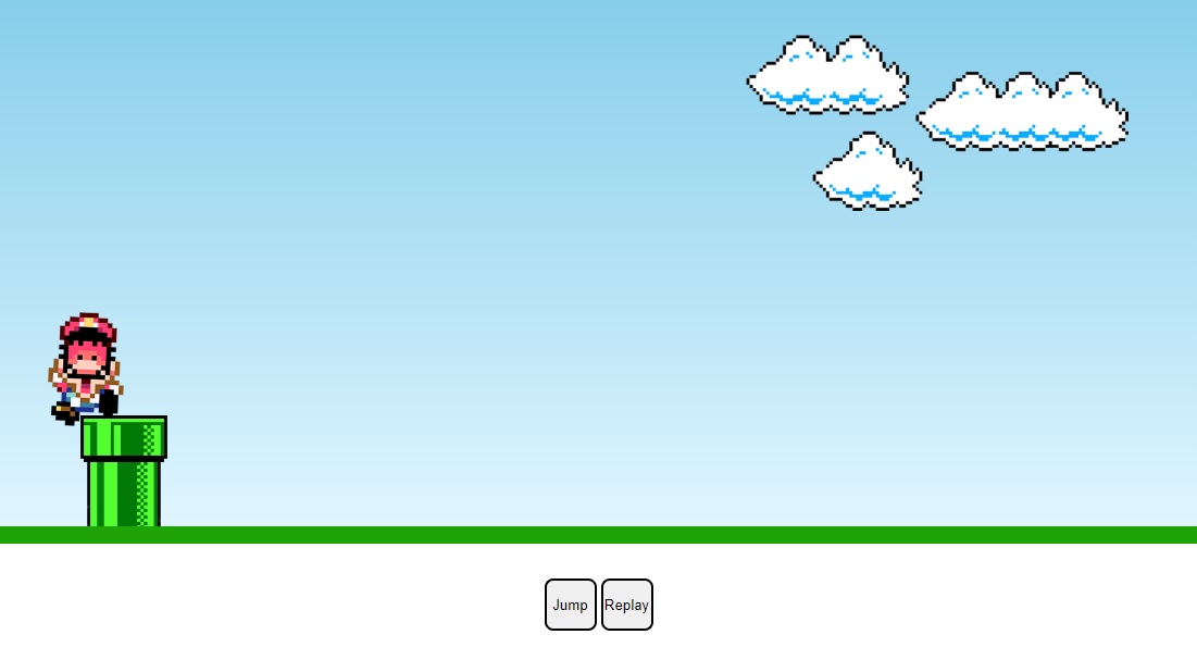 GitHub - DiegoEstefano/MarioJump: Game made with HTML, CSS and JS, you must jump with Mario make ...
