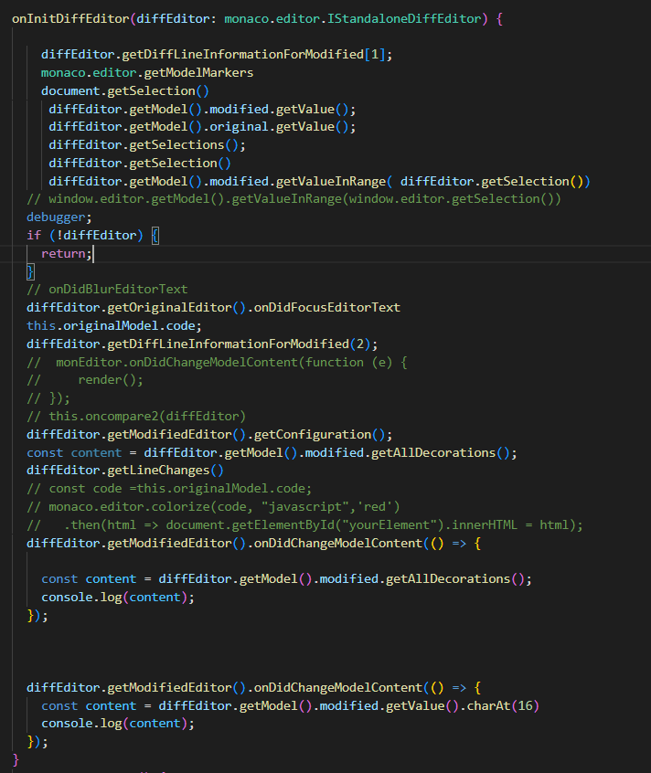 how to get the selected text ? · Issue #112 · react-monaco-editor/react-monaco-editor · GitHub