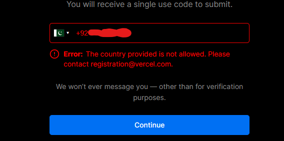 The country provided is not allowed · vercel vercel · Discussion #9109 · GitHub