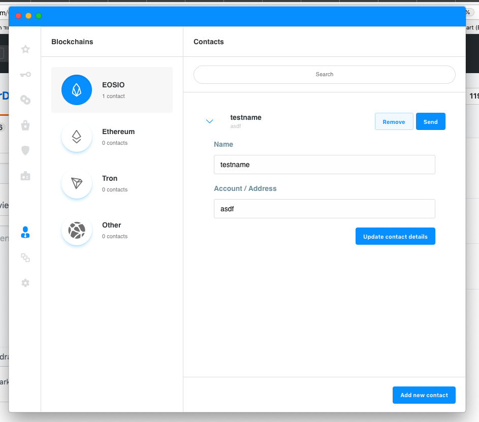 Contacts in each chain should be verified · Issue #335 · GetScatter/ScatterDesktop · GitHub