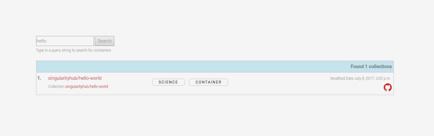 Improve Search Interface · Issue 39 · Singularityhub · Github