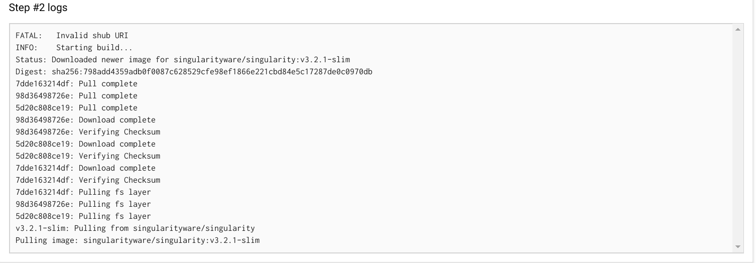 Build stuck in "Pending" · Issue #169 · singularityhub/singularityhub.github.io · GitHub