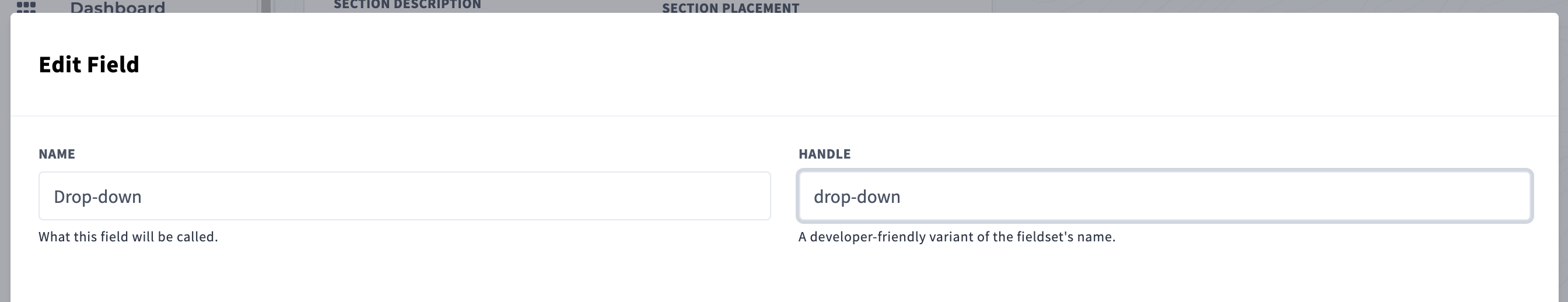 Field handle still using slug formatting · Issue #538 · fusioncms/fusioncms · GitHub