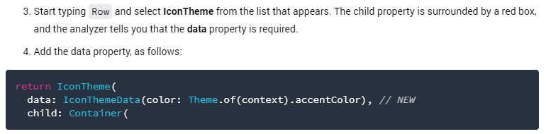 The "Building Beautiful UIs with Flutter" codelab has multiple mistakes · Issue #4374 · flutter ...