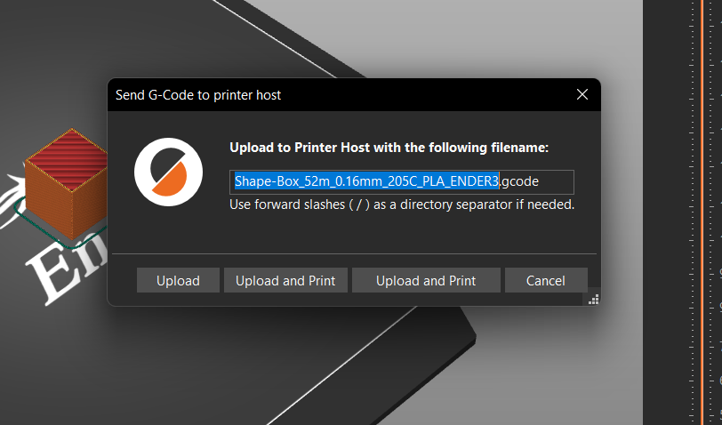 Upload and simulate wrong label · Issue #7424 · prusa3d/PrusaSlicer · GitHub
