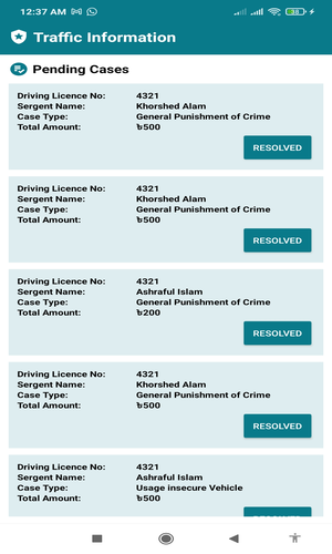 GitHub - codewithkhurshed/TrafficInfoApp: An app which helps a traffic police to add charges ...