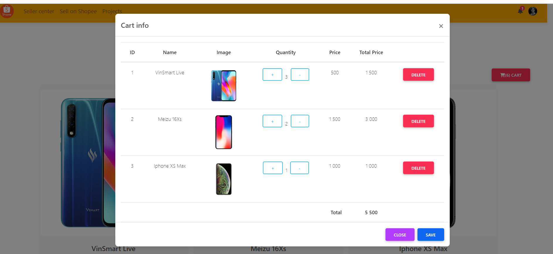 Github Hannahnguyen6729 Shopping Cart React Redux A Responsive Website Built With React