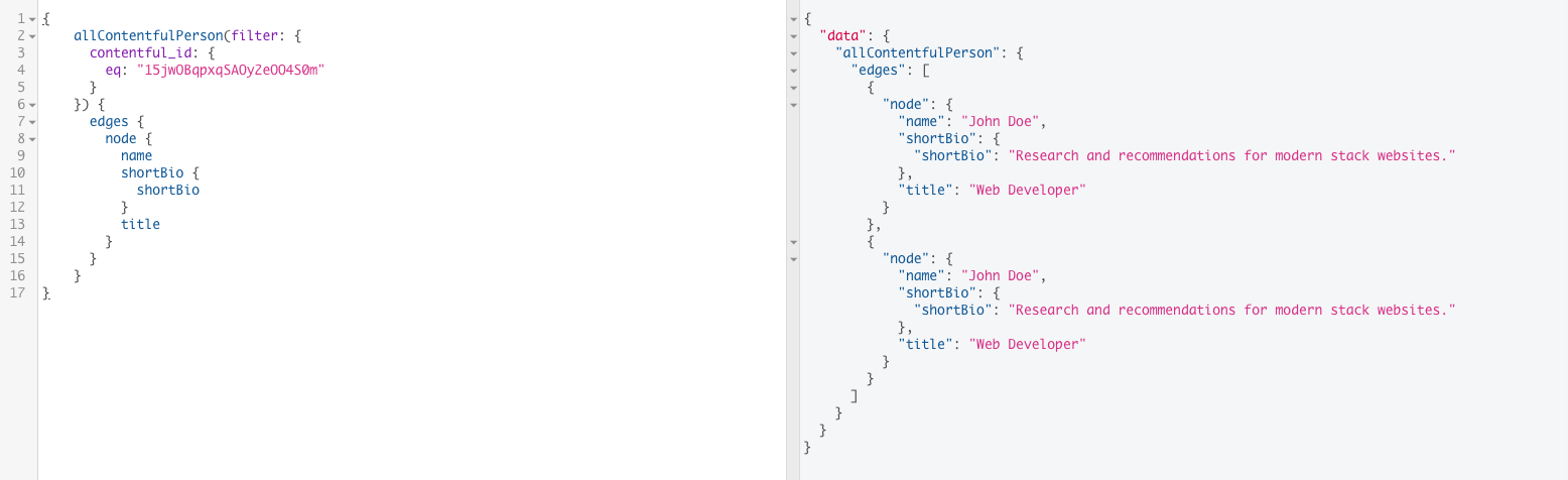 Contentful ID is not the same in the GraphQL query, why? · Issue #9774 · gatsbyjs/gatsby · GitHub