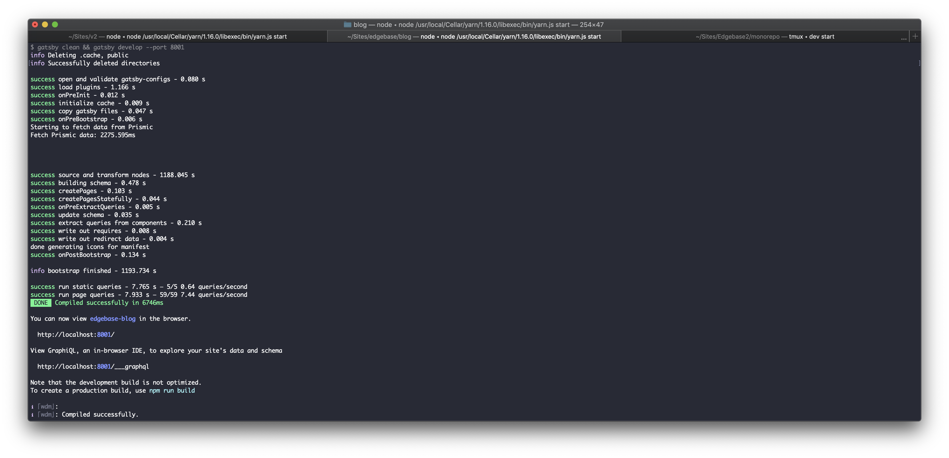 Success source and transform nodes - 1188.045 s · Issue #15103 · gatsbyjs/gatsby · GitHub