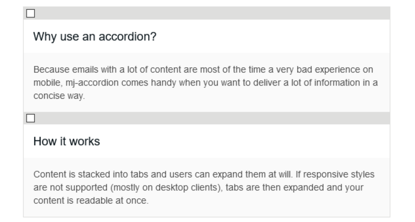 Accordion is not keyboard accessible · Issue #2336 · mjmlio/mjml · GitHub