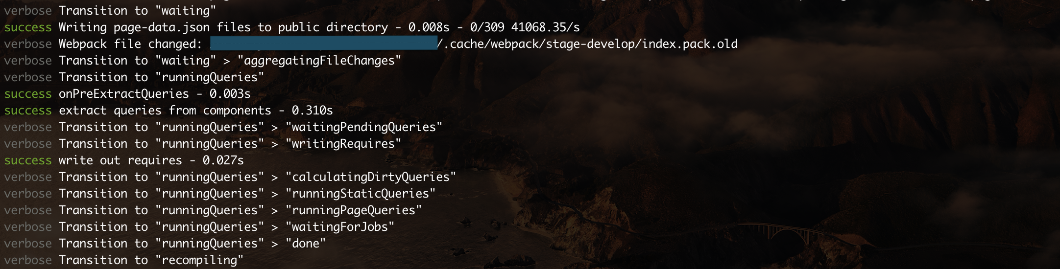 Gatsby v4 looping recompilation behavior and Warnings · gatsbyjs gatsby · Discussion #37279 · GitHub