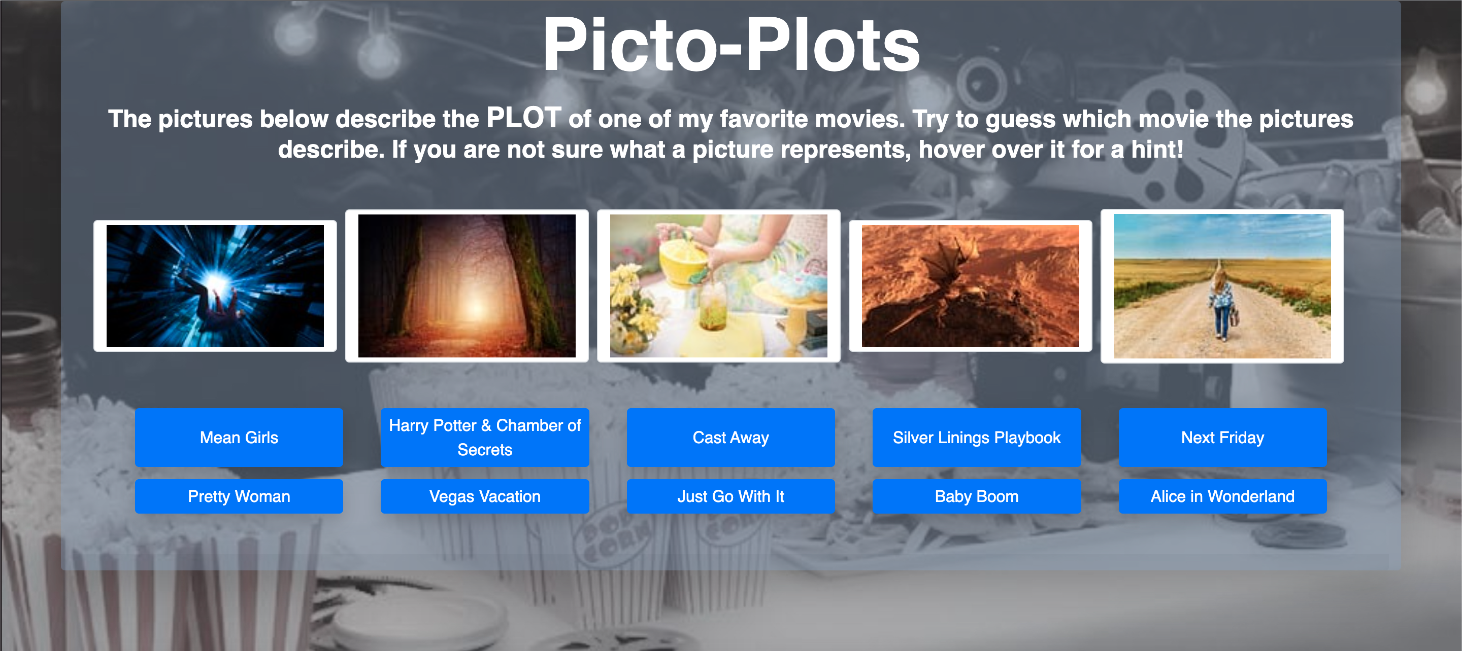 GitHub - kellydhunter1/picto-plots-v2: A movie guessing game
