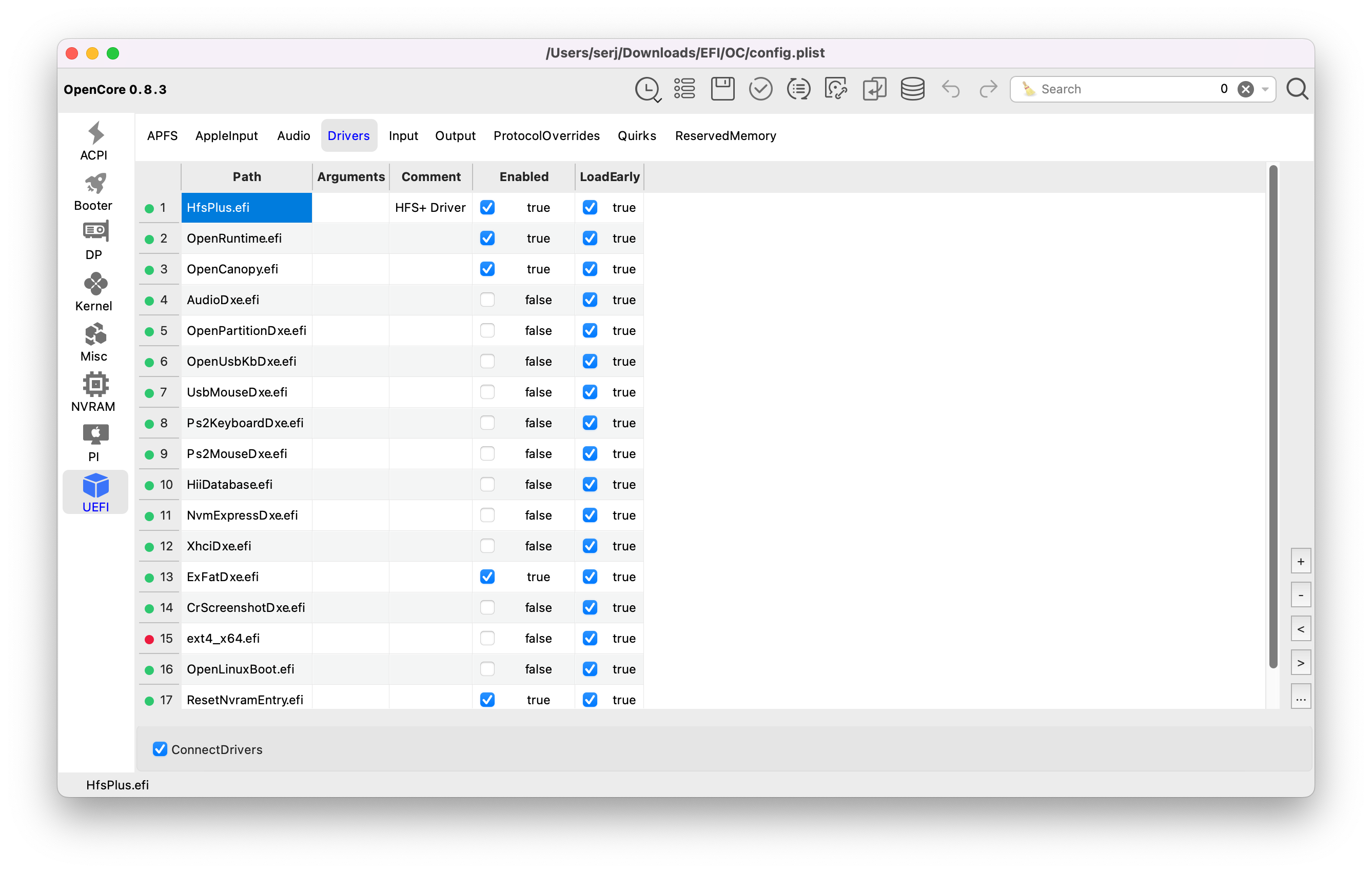 Issue with failsafe definition Drivers->LoadEarly · Issue #276 · ic005k ...