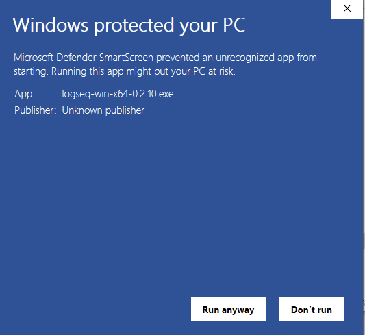 Desktop app blocked by Windows Defender · Issue #2511 · logseq/logseq · GitHub