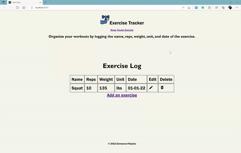 GitHub - ejrojales/Exercise-Tracker GitHub - ejrojales/Exercise-Tracker