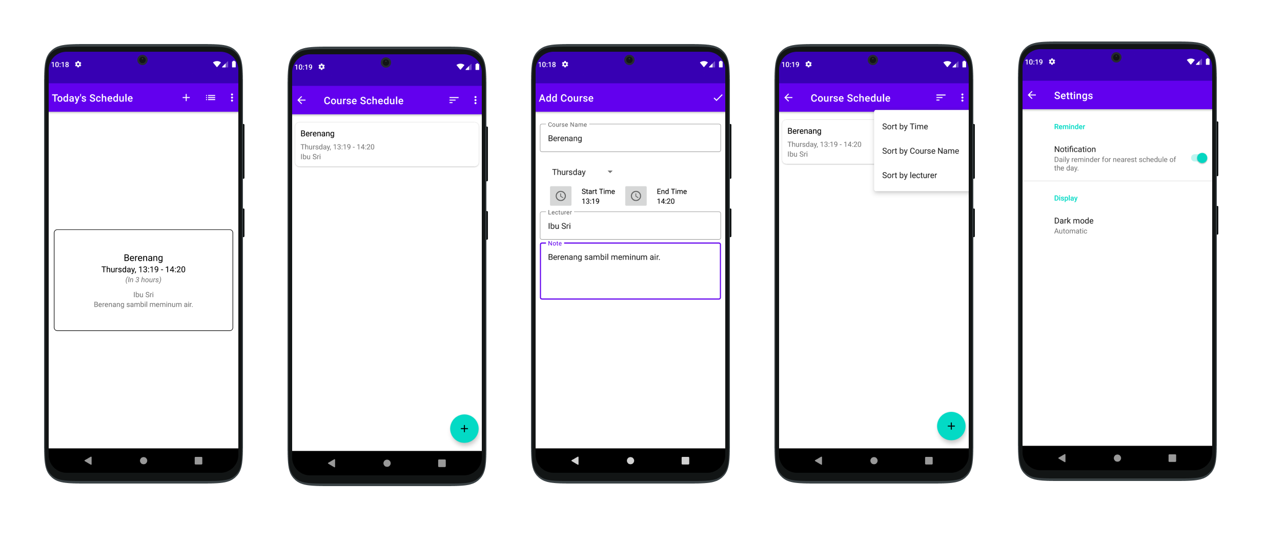 GitHub - dheniyaaa/CourseScheduleApp-SUAAD