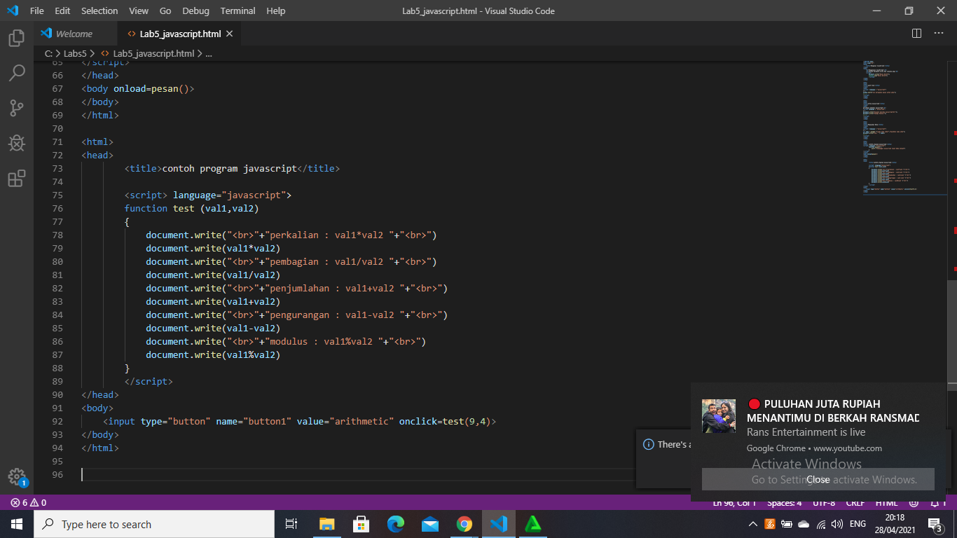 GitHub - dheasagita/Lab5Web