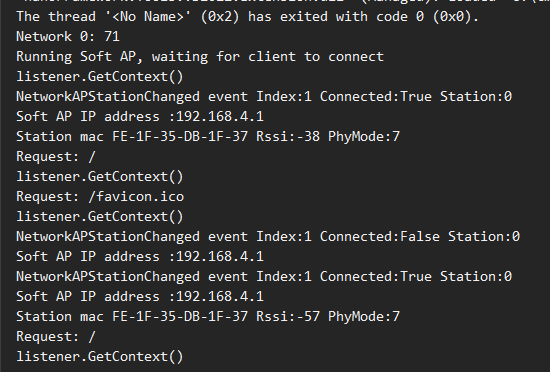 Wifi Access Point Mode - HttpListener hangs · Issue #1335 · nanoframework/Home · GitHub