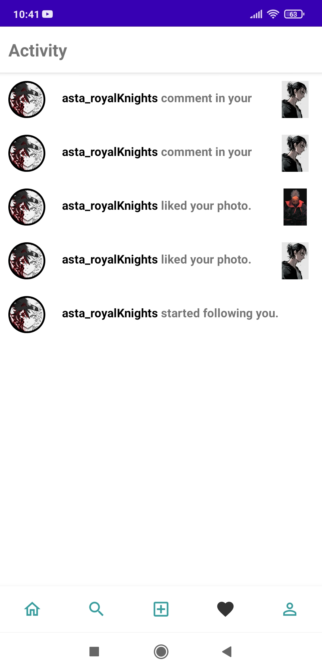 GitHub - Sagarbisht509/Instagram_clone: An android application just ...