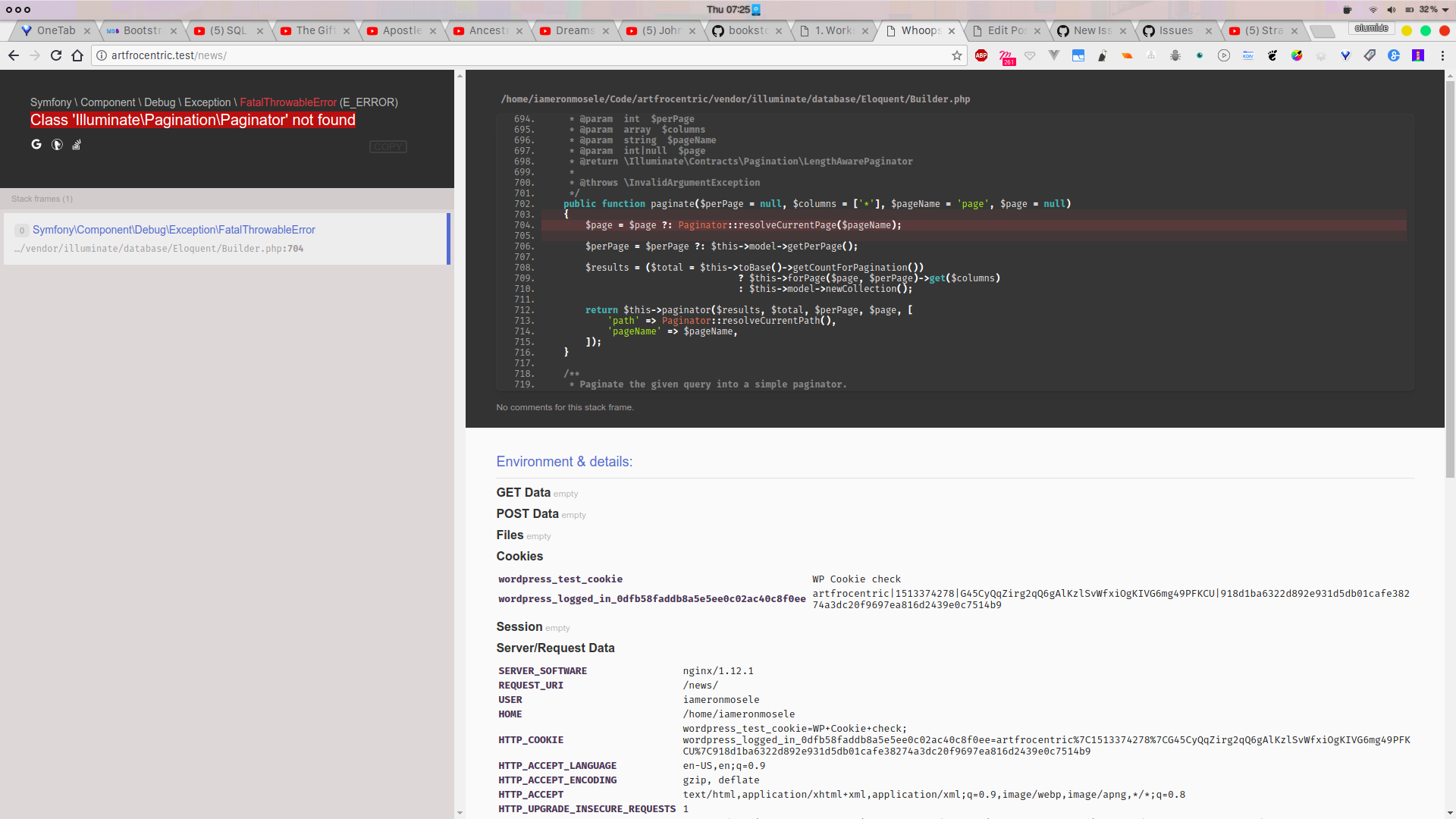 Pagination in eloquent · Issue #474 · themosis/framework · GitHub