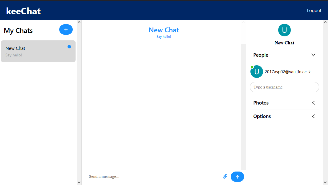 GitHub - UdeepaSandakal/keeChat: chat_app