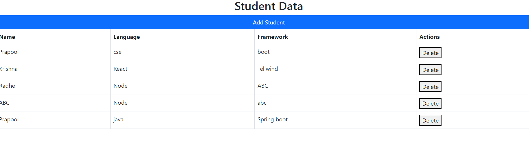 GitHub - Prap1/StudentApplication