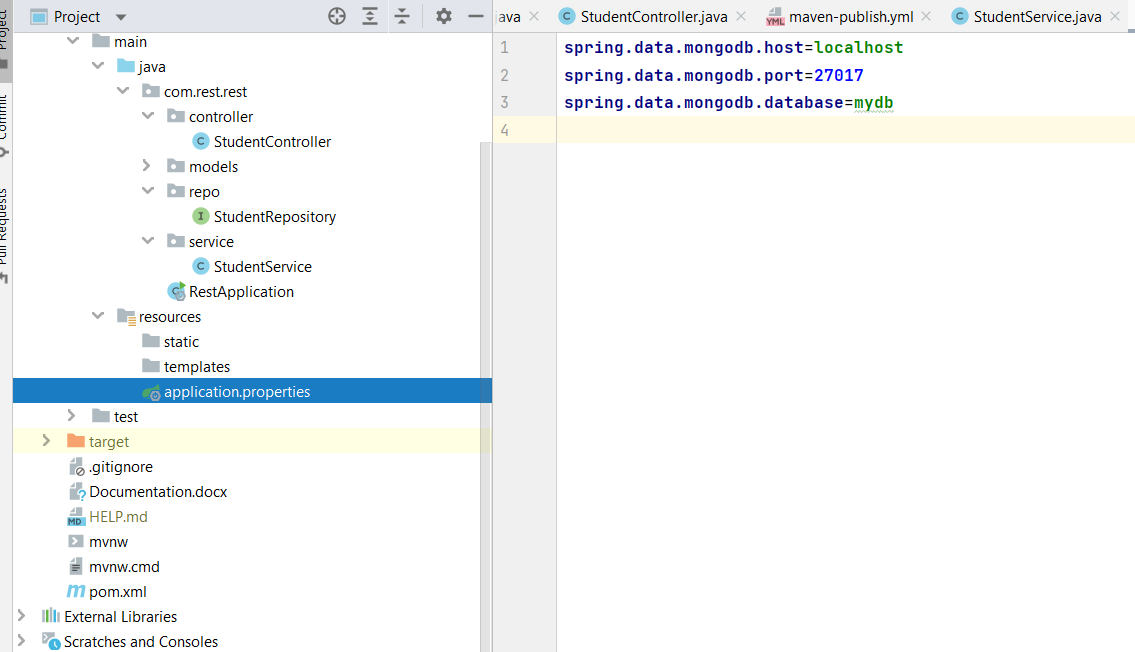 GitHub - Prap1/StudentApplication-Backend