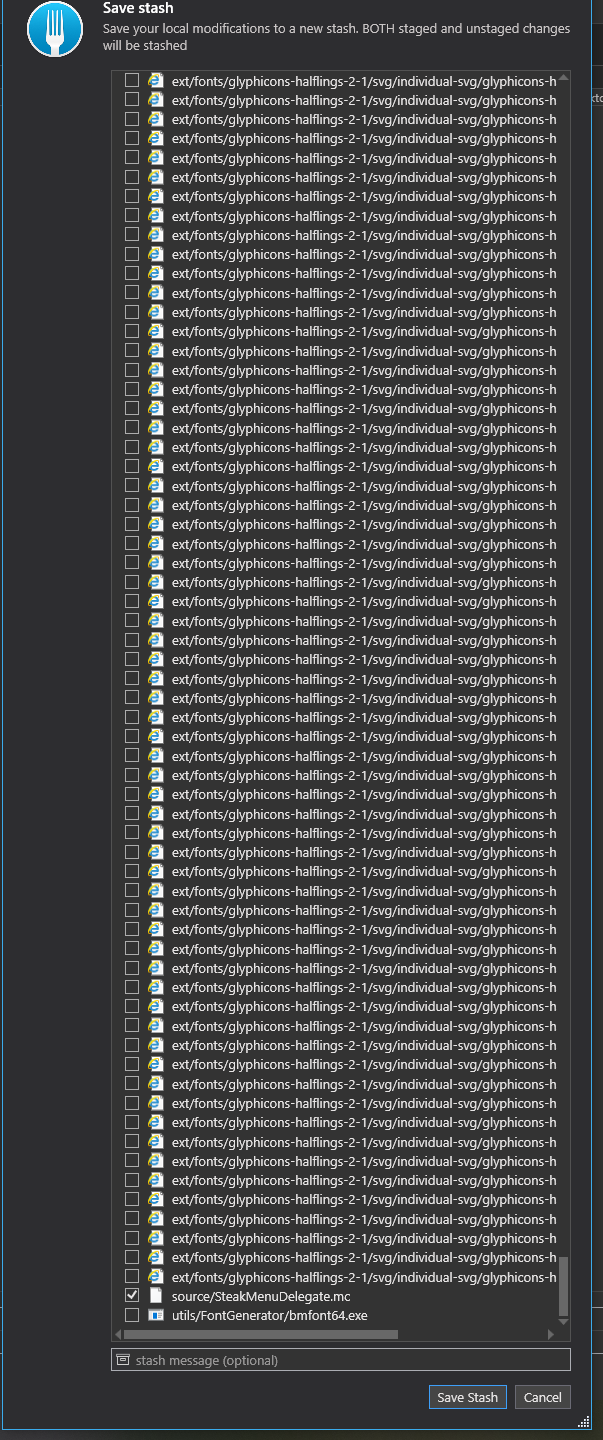 Stash changes dialog needs to have a smaller max height · Issue #826 · fork-dev/TrackerWin · GitHub