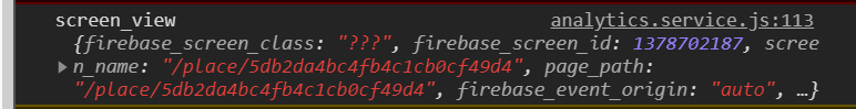disable logs from analytics : screen_view · Issue #2406 · angular/angularfire · GitHub